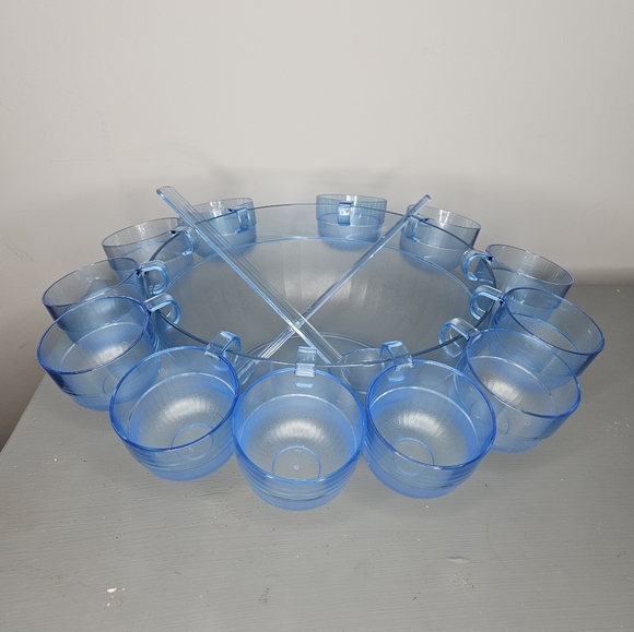 Tupperware | Dining | Vintage Tupperware Preludio Blue Acrylic Plastic ...